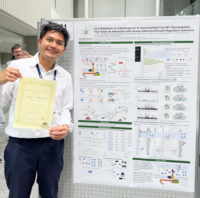 【高分子機能学】Lareno Lopez Villones Jr.さん（生命科学院博士課程3年）が、Sialoglyco 2022でYoung ...