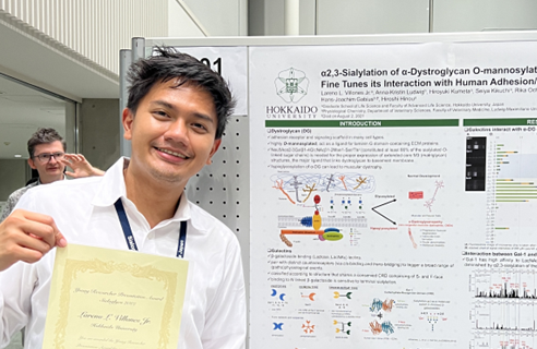 【高分子機能学】Lareno Lopez Villones Jr.さん（生命科学院博士課程3年）が、Sialoglyco 2022でYoung ...